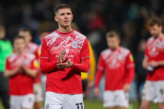 Crewe Alexandra Midfielder Callum Ainley 11 Editorial Stock Photo ...