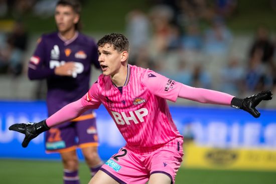 Cameron Cook Perth Glory Holds Out Editorial Stock Photo - Stock Image ...