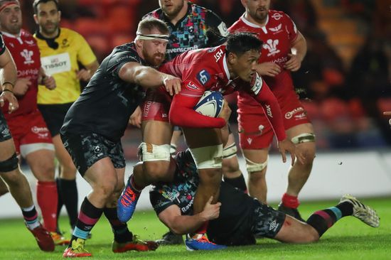 Sam Lousi Scarlets Looks Off Load Editorial Stock Photo - Stock Image ...