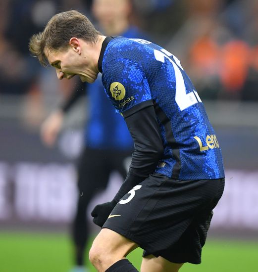 Fc Inters Nicolo Barella Celebrates His Editorial Stock Photo - Stock ...