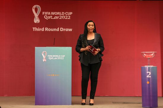 Mimi Fawaz Speaks During Fifa World Editorial Stock Photo - Stock Image ...