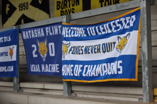 Foxes Flags On Display During Fa Editorial Stock Photo - Stock Image ...