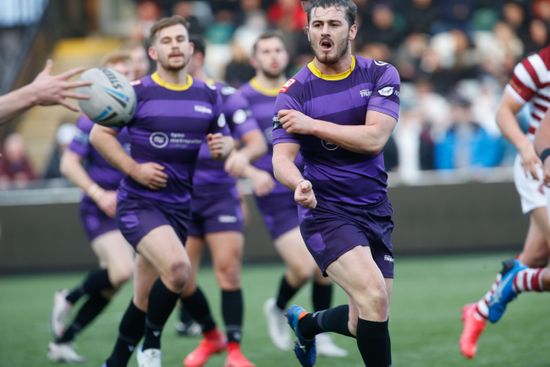 Craig Mullen Newcastle Thunder Passes During Editorial Stock Photo ...