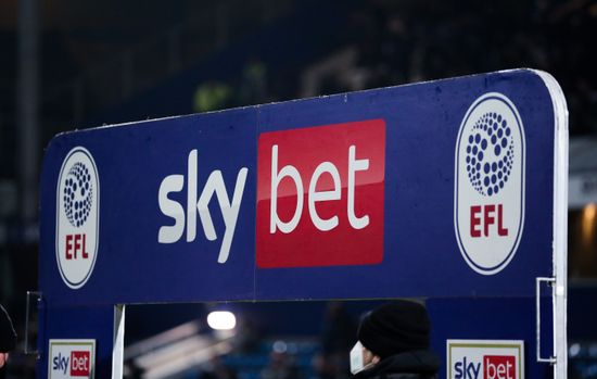 Sky Bet Advertising Arch Wording Efl Editorial Stock Photo - Stock ...
