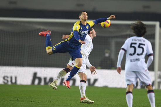 Kevin Lasagna Hellas Verona Luis Binks Editorial Stock Photo - Stock ...