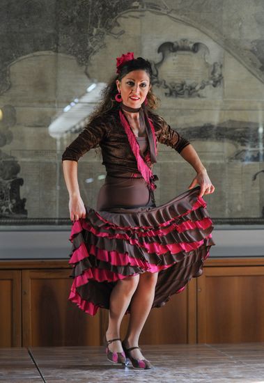 Manuela Iannelli Flamenco Dancer Teacher Choreographer Editorial Stock ...