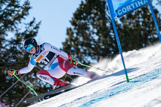Stephanie Jenal Sui Competing Fis Alpine Editorial Stock Photo - Stock ...