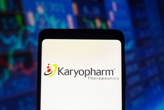 This Photo Illustration Karyopharm Therapeutics Logo Editorial Stock ...