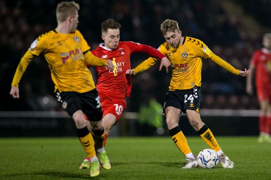 Jake Cain Newport County Dan Kemp Editorial Stock Photo - Stock Image ...