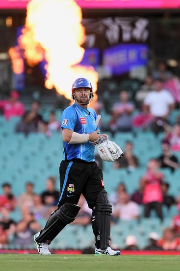 Travis Head Strikers Gets Bowled Out Editorial Stock Photo - Stock ...