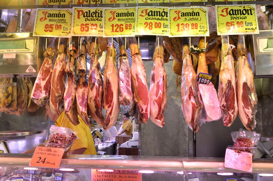 Legs Jamon Ham Madrid Spain Editorial Stock Photo - Stock Image ...