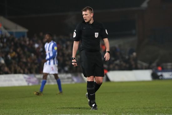 Match Referee Samuel Barrott During Efl Editorial Stock Photo - Stock ...