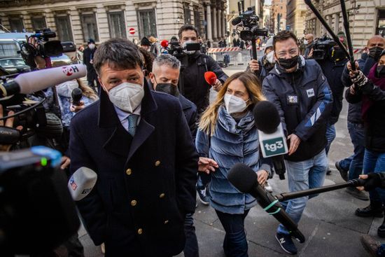 Senator Matteo Renzi Leader Italia Viva Editorial Stock Photo - Stock ...