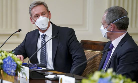 Tom Linebarger Ceo Cummins Speaks During Editorial Stock Photo - Stock ...