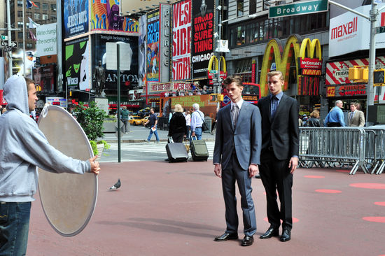 Modelling Shoot Times Square Manhattan New Editorial Stock Photo ...