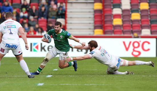 James Stokes London Irish Slips Tackle Editorial Stock Photo - Stock ...