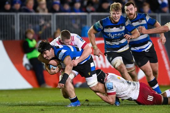 Jaco Coetzee Bath Rugby Takes On Editorial Stock Photo - Stock Image ...