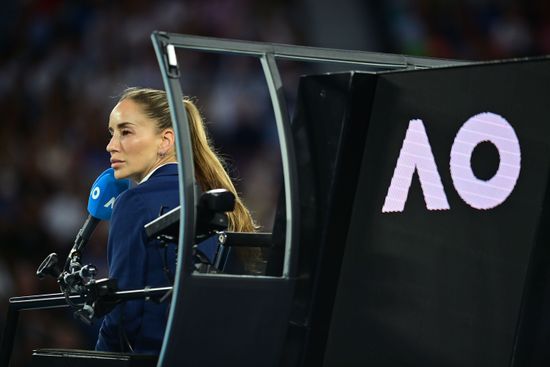 Umpire Marijana Veljovic During Womens Singles Editorial Stock Photo ...