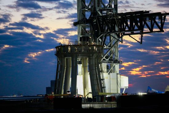 Orbital Launch Table Orbital Launch Towers Editorial Stock Photo ...