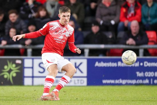 Crewe Alexandra Midfielder Callum Ainley 11 Editorial Stock Photo ...