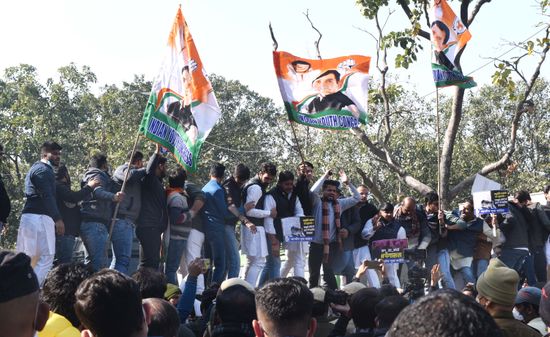 Indian Youth Congress Iyc President Srinivas Editorial Stock Photo ...