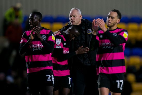 Daniel Udoh Shrewsbury Town Gestures During Editorial Stock Photo ...