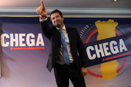 Leader Chega Enough Andre Ventura Delivers Editorial Stock Photo ...