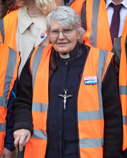 Rev Sue Parfitt Seen Here Amongst Editorial Stock Photo - Stock Image ...