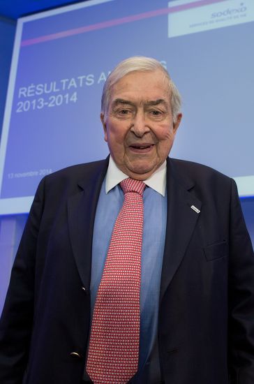 Pierre Bellon Sodexo Chairman Editorial Stock Photo - Stock Image ...