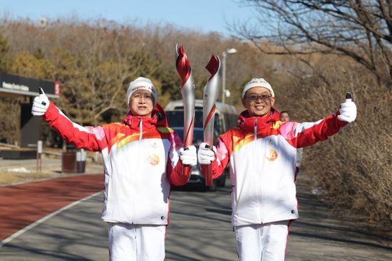 Torch Bearers Wang Haifeng L Wang Editorial Stock Photo - Stock Image ...