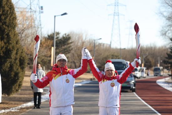 Torch Bearers Rong Yanming L Liu Editorial Stock Photo - Stock Image ...
