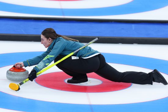 Australias Tahli Gill Competes During Curling Editorial Stock Photo ...