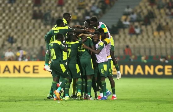 Players Senegal Celebrates During 2021 Africa Editorial Stock Photo ...