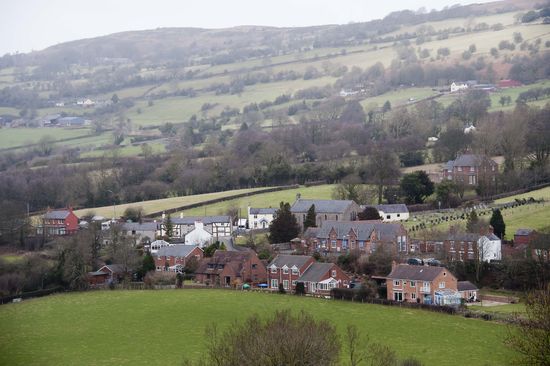 View Village Llanfynydd Editorial Stock Photo - Stock Image | Shutterstock