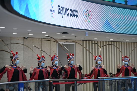 Cheering Squad Peking Opera Costume Perform Editorial Stock Photo ...