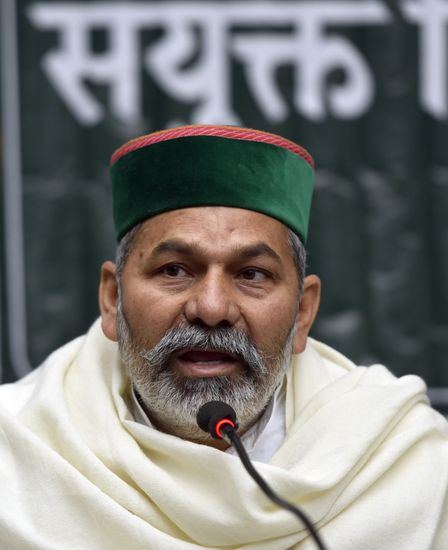 Samyukt Kisan Morcha Skm Leader Rakesh Editorial Stock Photo - Stock ...