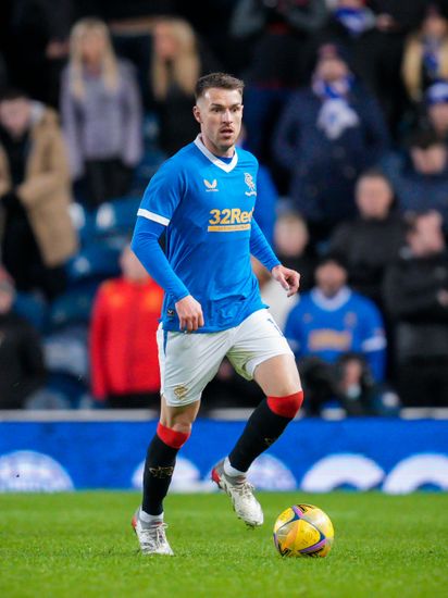Aaron Ramsey Rangers On His Debut Editorial Stock Photo - Stock Image ...