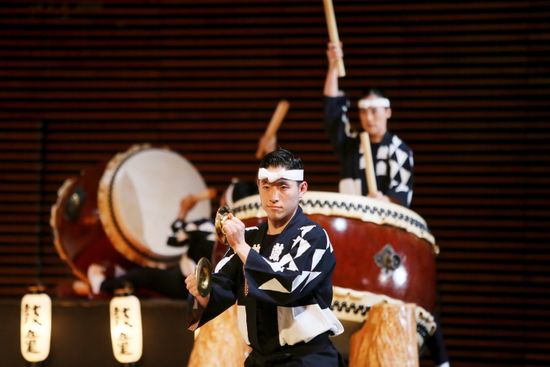 Members Japanese Professional Taiko Drumming Troupe Editorial Stock ...