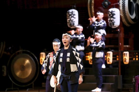 Members Japanese Professional Taiko Drumming Troupe Editorial Stock ...