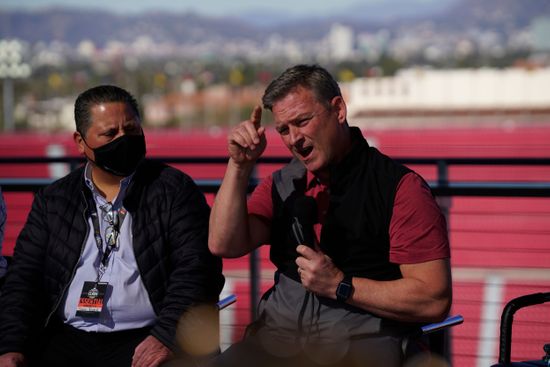 Tony Rivera Barry Landis Attend Busch Editorial Stock Photo - Stock ...