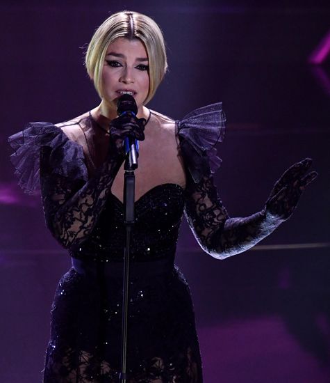 Italian Singer Emma Performs On Stage Editorial Stock Photo - Stock ...