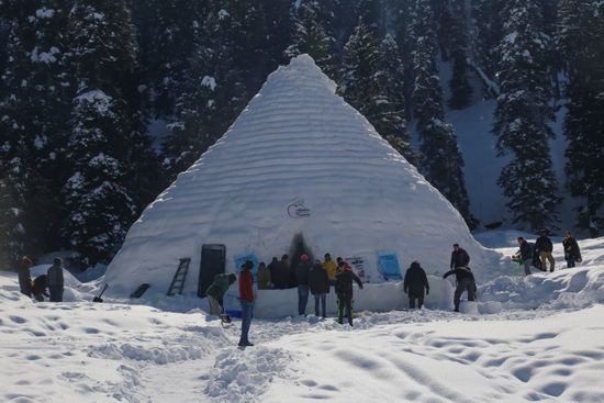 Outside View Asias Biggest Igloo Famous Editorial Stock Photo - Stock ...