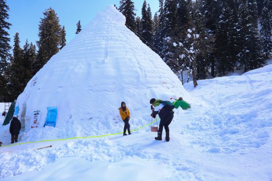 Outside View Asias Biggest Igloo Famous Editorial Stock Photo - Stock ...