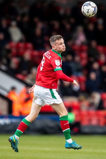 Walsall Midfielder Liam Kinsella Heads Ball Editorial Stock Photo ...