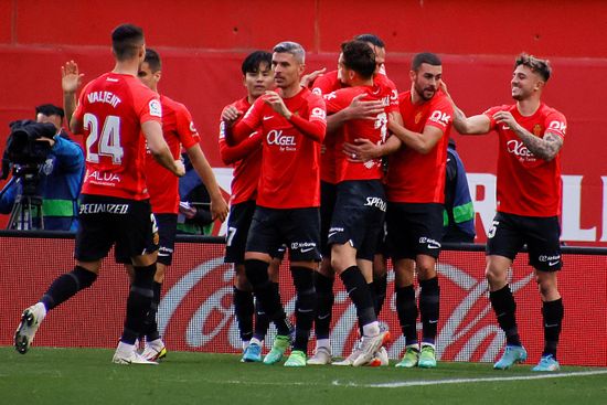 Mallorca Players Celebrate Their 21 Lead Editorial Stock Photo - Stock ...