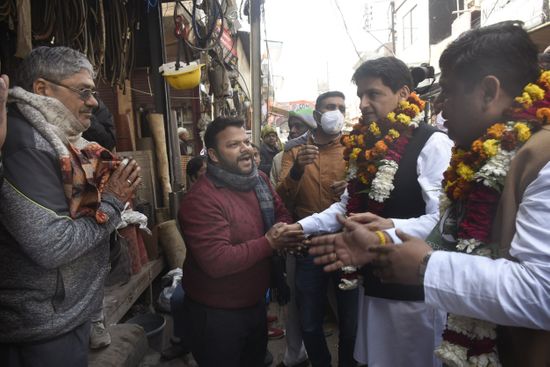 Congress Leader Deepender Hooda Campaigns Party Editorial Stock Photo ...