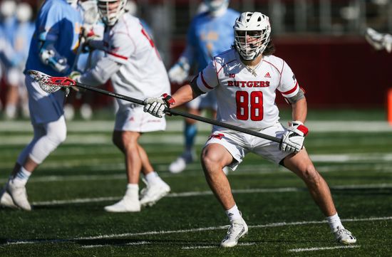 Rutgers Defender Bobby Russo 88 During Editorial Stock Photo - Stock ...