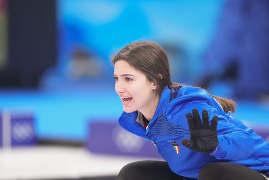 Stefania Constantini Italy Competes During Curling Editorial Stock ...