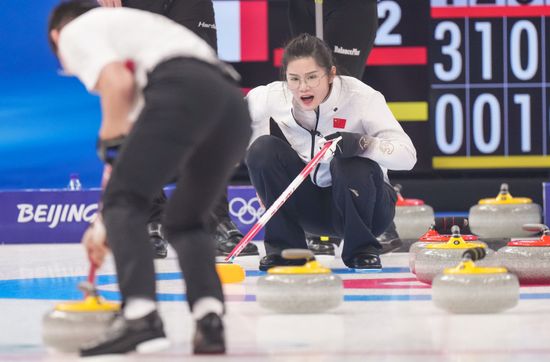Fan Suyuan China Competes During Curling Editorial Stock Photo - Stock ...