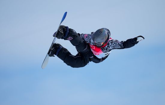 Sean Fitsimons Usa During Snowboarding Slope Editorial Stock Photo ...